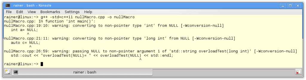 The Null Pointer Constant nullptr – MC++ BLOG