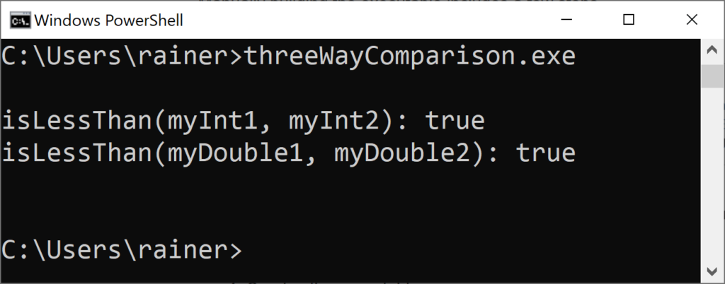 C++20: The Three-Way Comparison Operator – MC++ BLOG