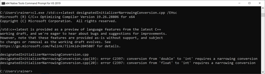 Designated Initializers – MC++ BLOG