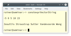 constexpr std::vector and std::string in C++20 – MC++ BLOG