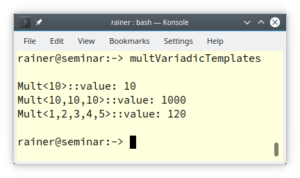 More about Variadic Templates … – MC++ BLOG