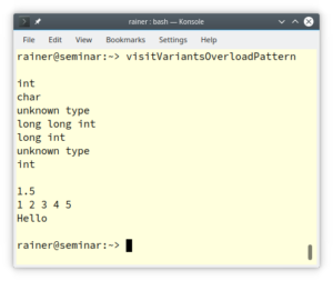 Visiting a std::variant with the Overload Pattern – MC++ BLOG