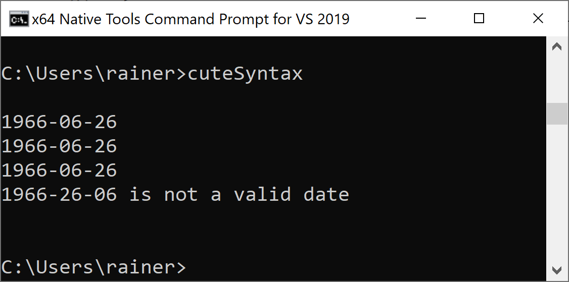 C++20: Creating Calendar Dates – MC++ BLOG